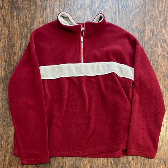 Sweaters | Mens Red Halfzip Sweater | Poshmark